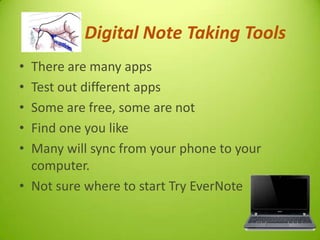Learning 101: Note Taking | PPTX