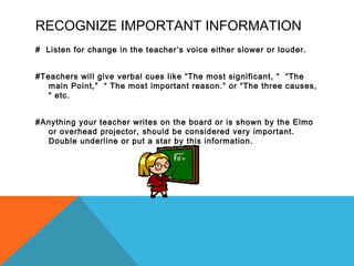 Note taking ppt | PPT