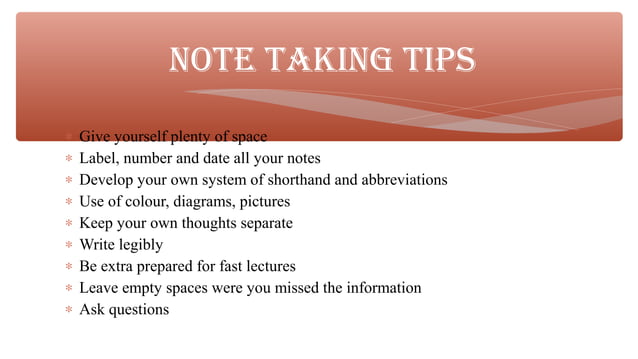 Note taking ppt by Sagar S Mandhare | PPT