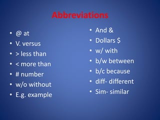 Note taking Strategies | PPTX