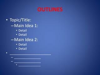 Note taking Strategies | PPTX