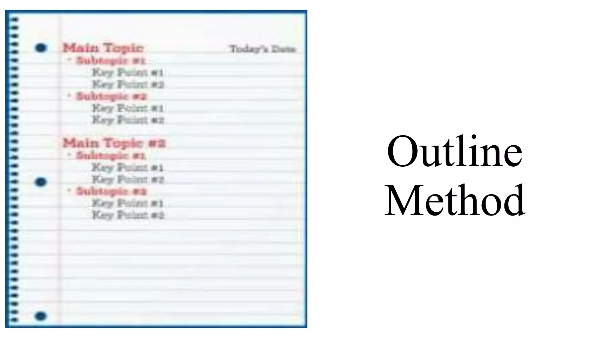 Note taking techniques | PPTX