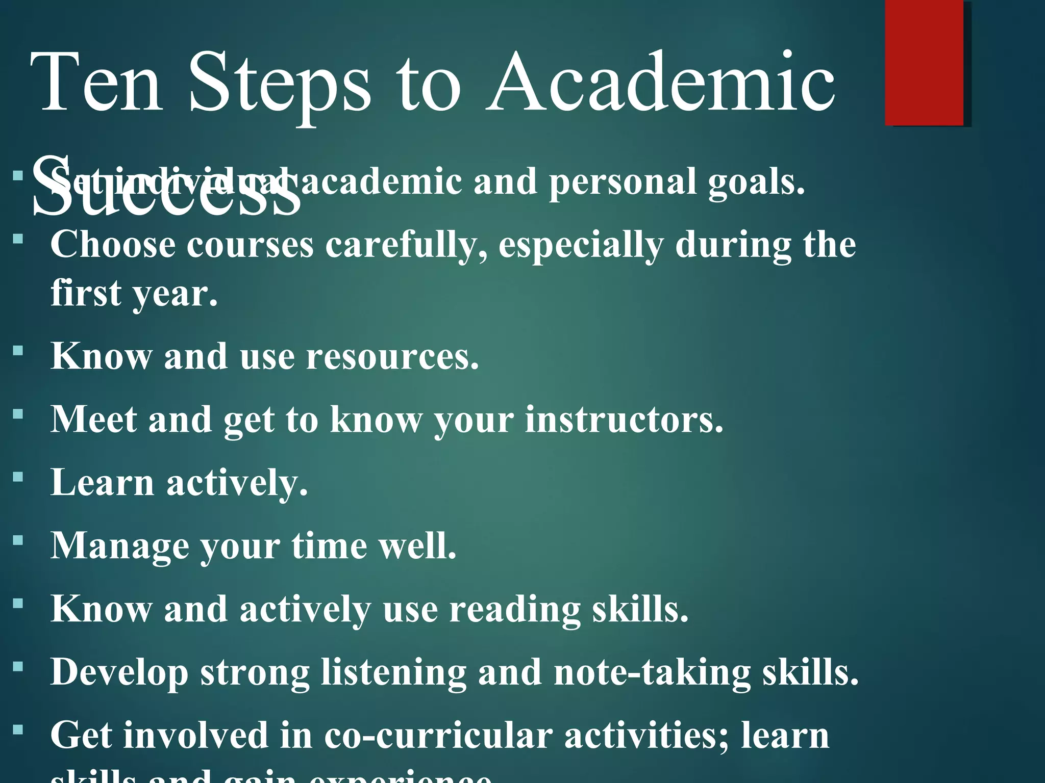 Note taking test taking and study skills | PPT