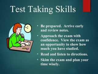 Note taking test taking and study skills | PPT