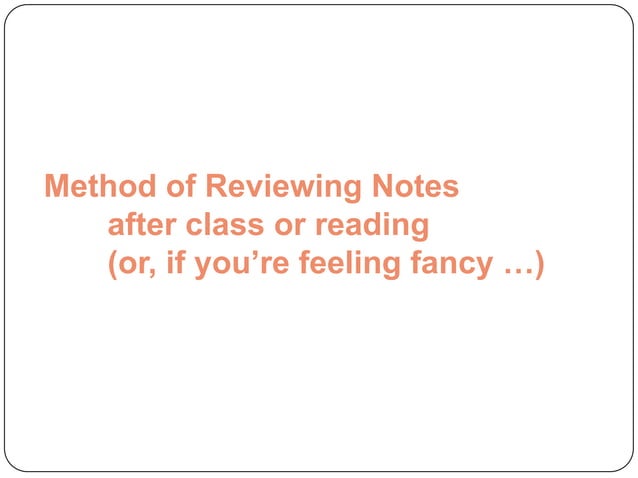 Note Taking Tips for Incoming Freshmen at UIC Honors College | PPTX ...