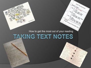 Note Taking Tips and Strategies | PPTX