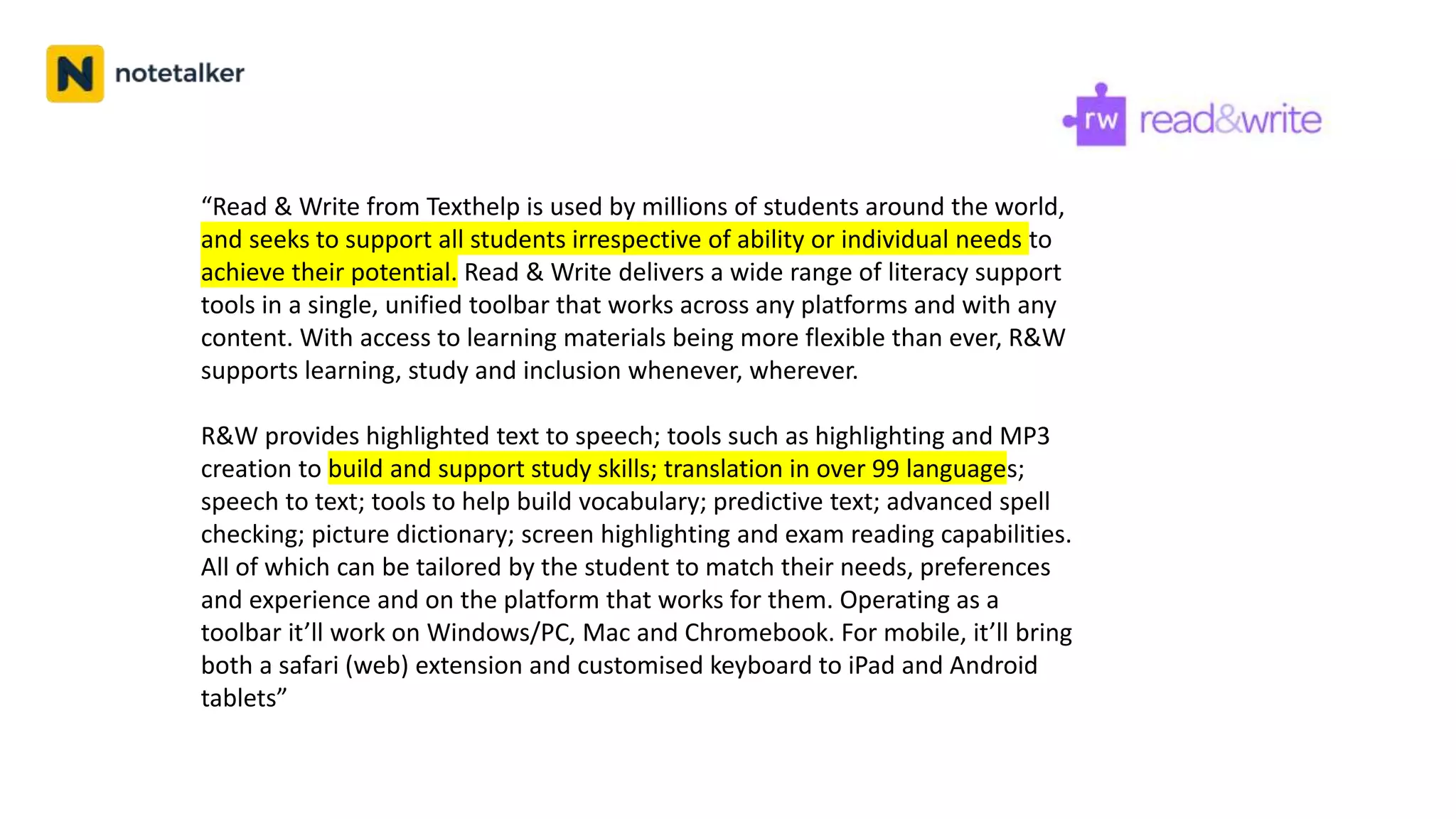 The Sticky Campus roadshow - Notetalker | PPTX