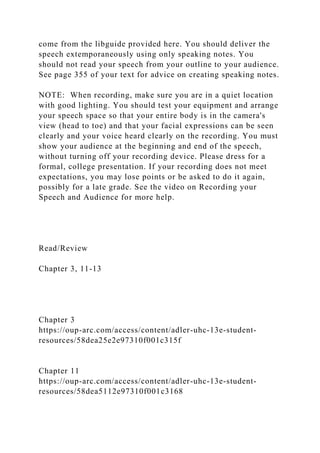 NOTE These are the instructions for the entire speech. For this.docx