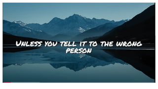 Not everyone is your friend | PPT