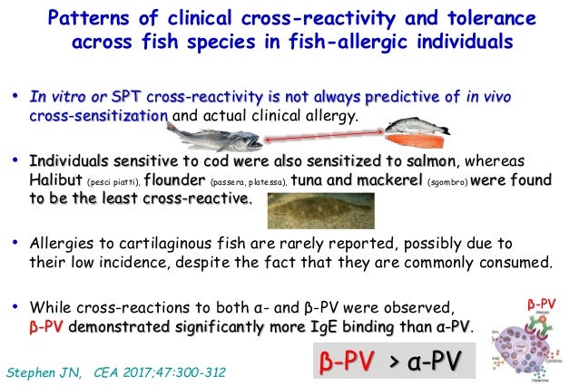 Not every seafood allergy is allergy