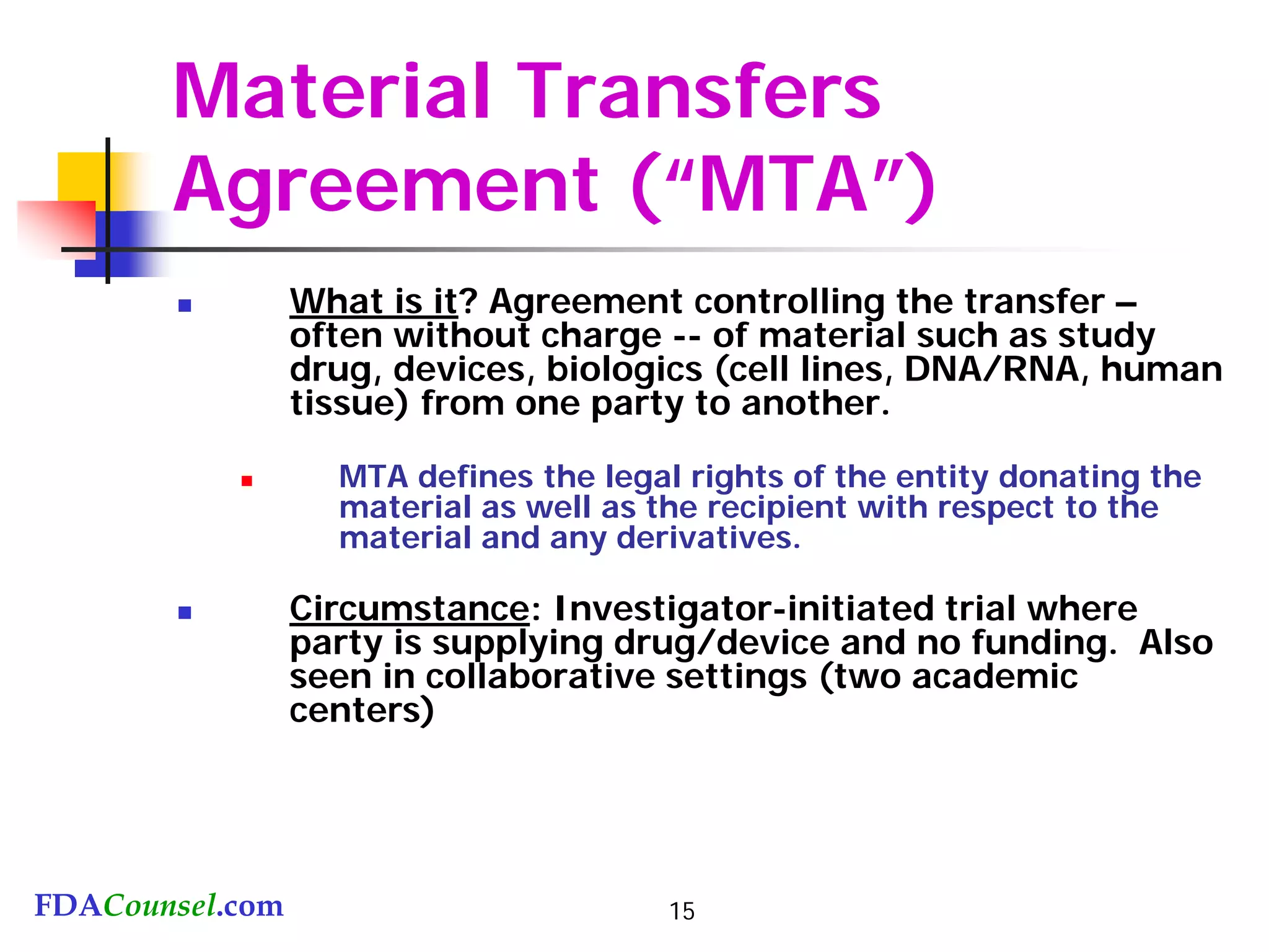 Understanding Contracts in the Clinical Research Process | PDF