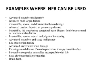 Not for resusitate | PPTX | First Aid | Injuries