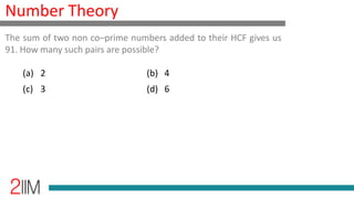 Number Theory - HCF basics | PPTX