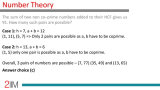 Number Theory - HCF basics | PPTX