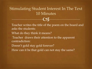 Nothing gold-can-stay | PPTX