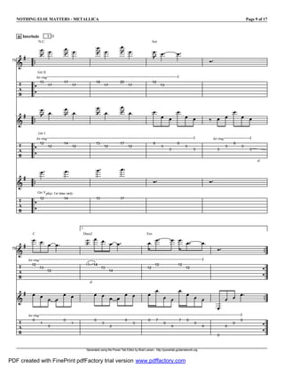 Nothing else matters | PDF