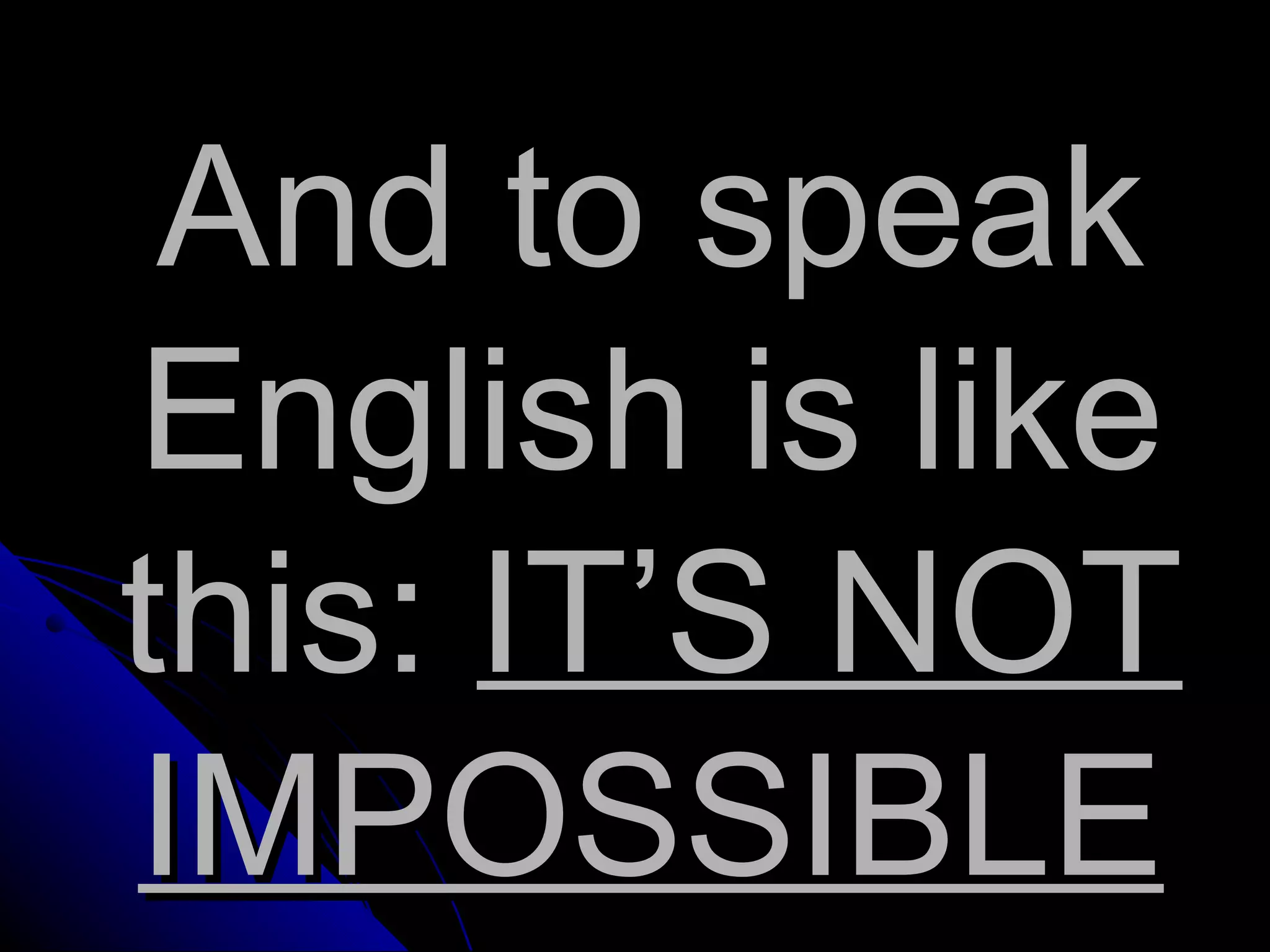 Nothing is impossible | PPS