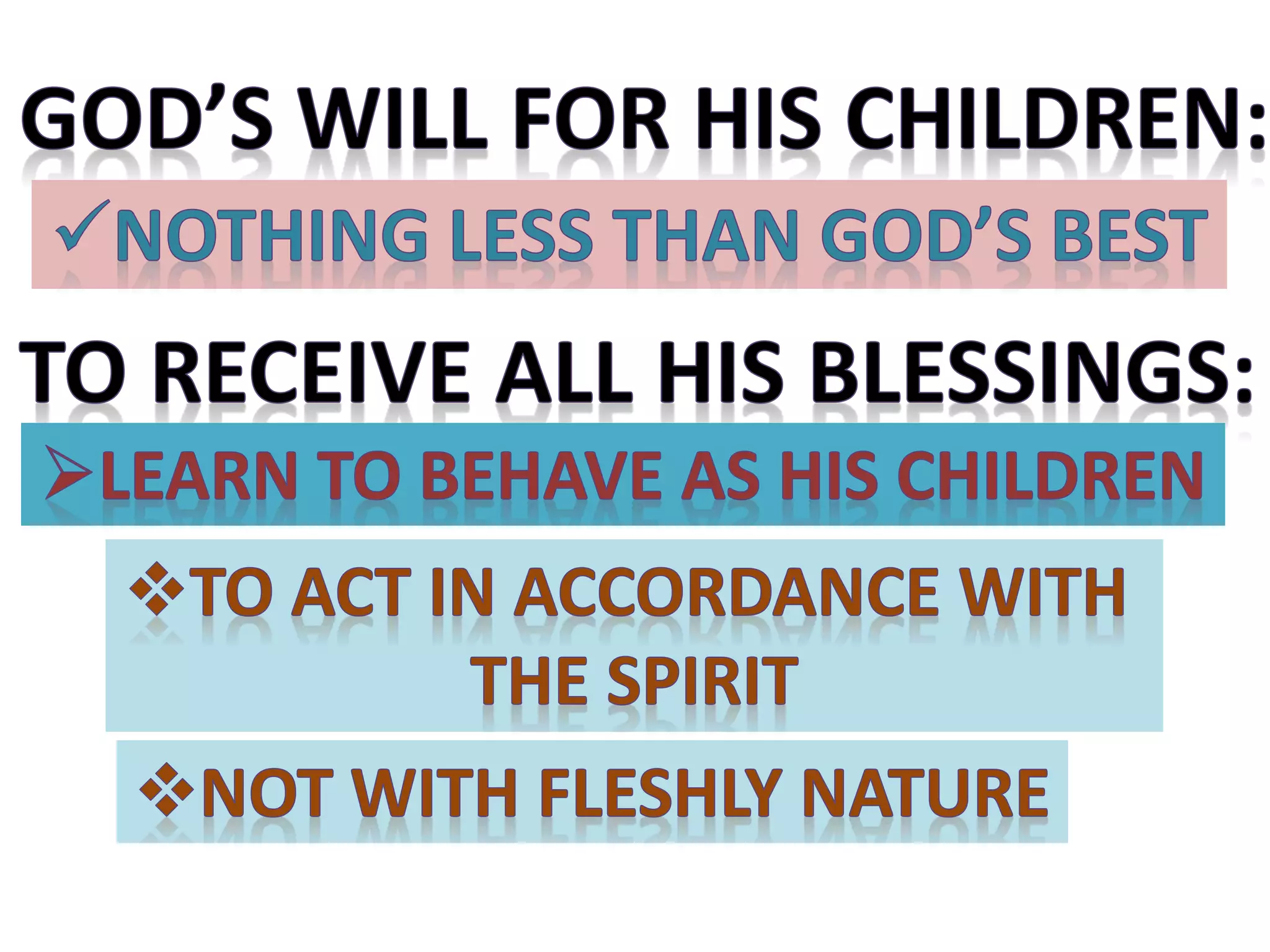 Nothing less than God's best Lifeclass wek 8 | PPTX