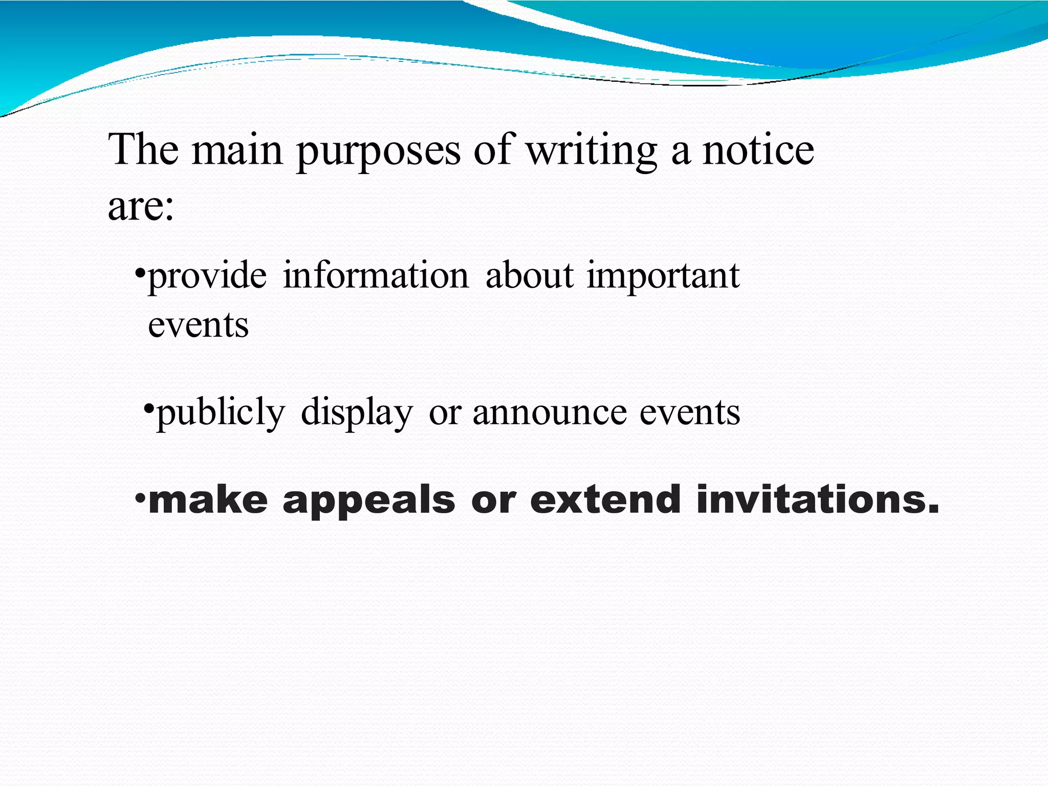 everything about NOTICE | DOCX