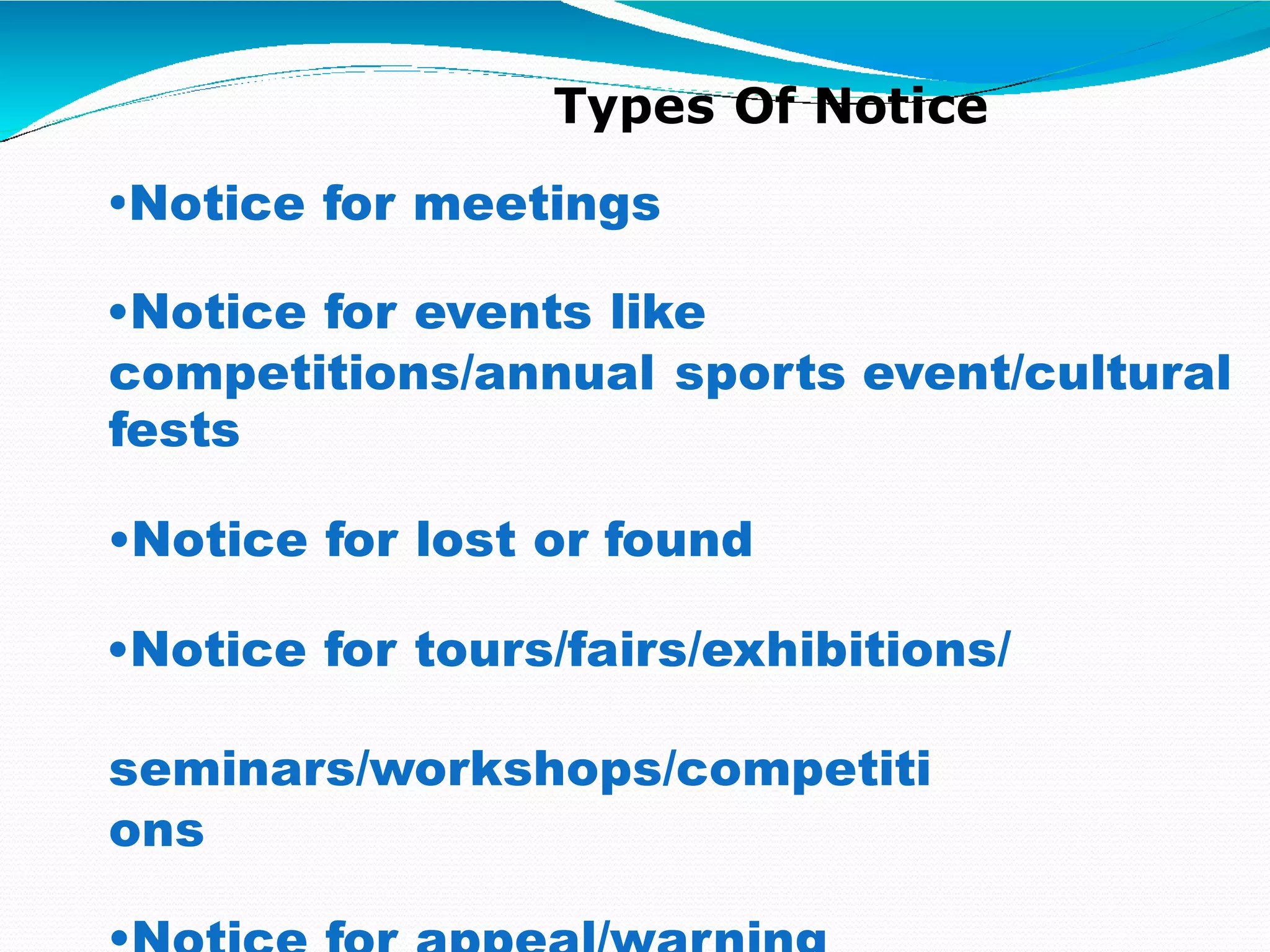everything about NOTICE | DOCX