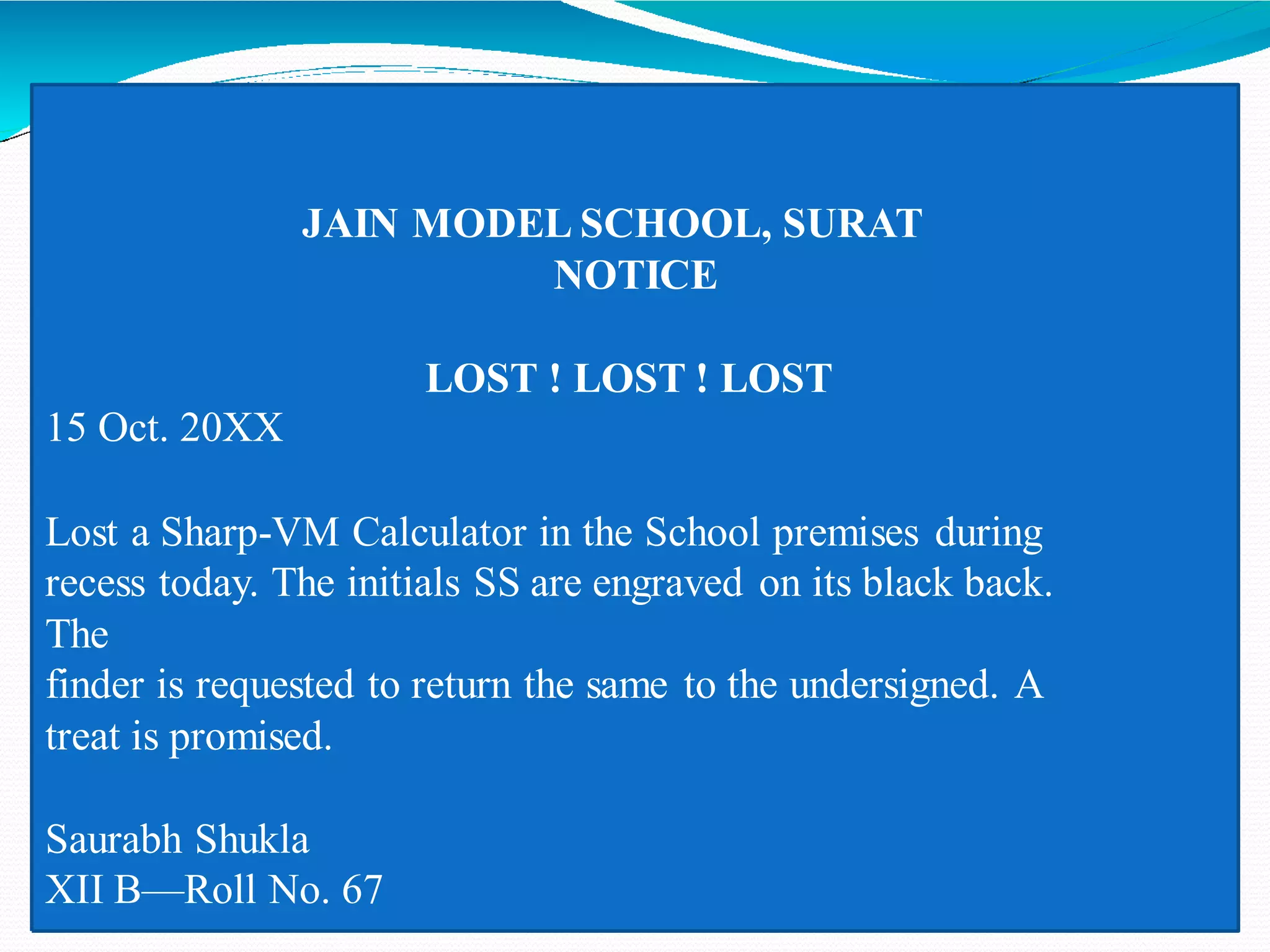 everything about NOTICE | DOCX