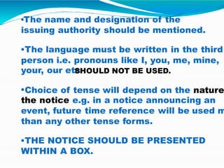 everything about NOTICE | DOCX