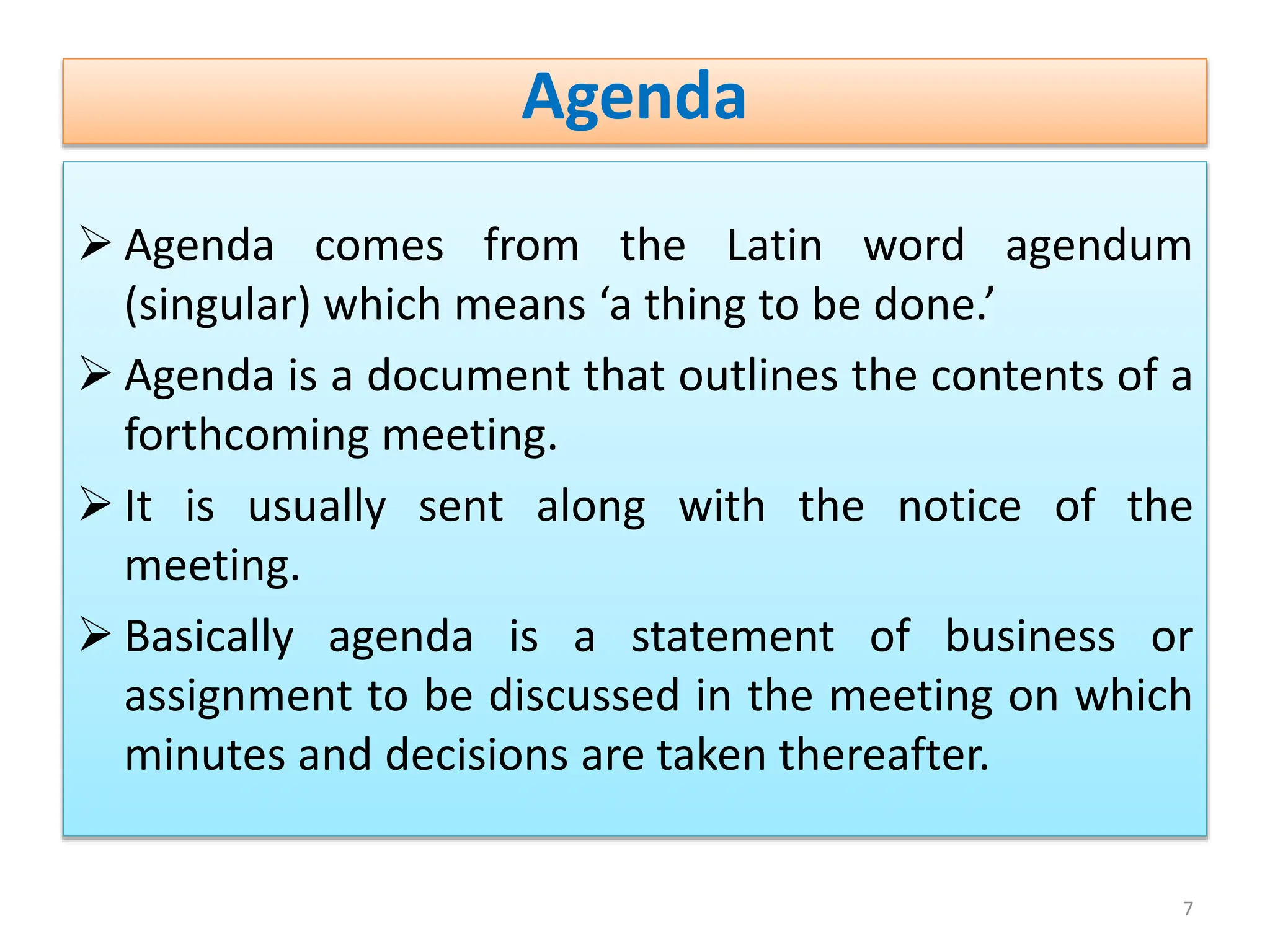 Notice Agenda Minutes The Fundamentals PPTX notice-agenda-minutes-the-fundamentals-pptx