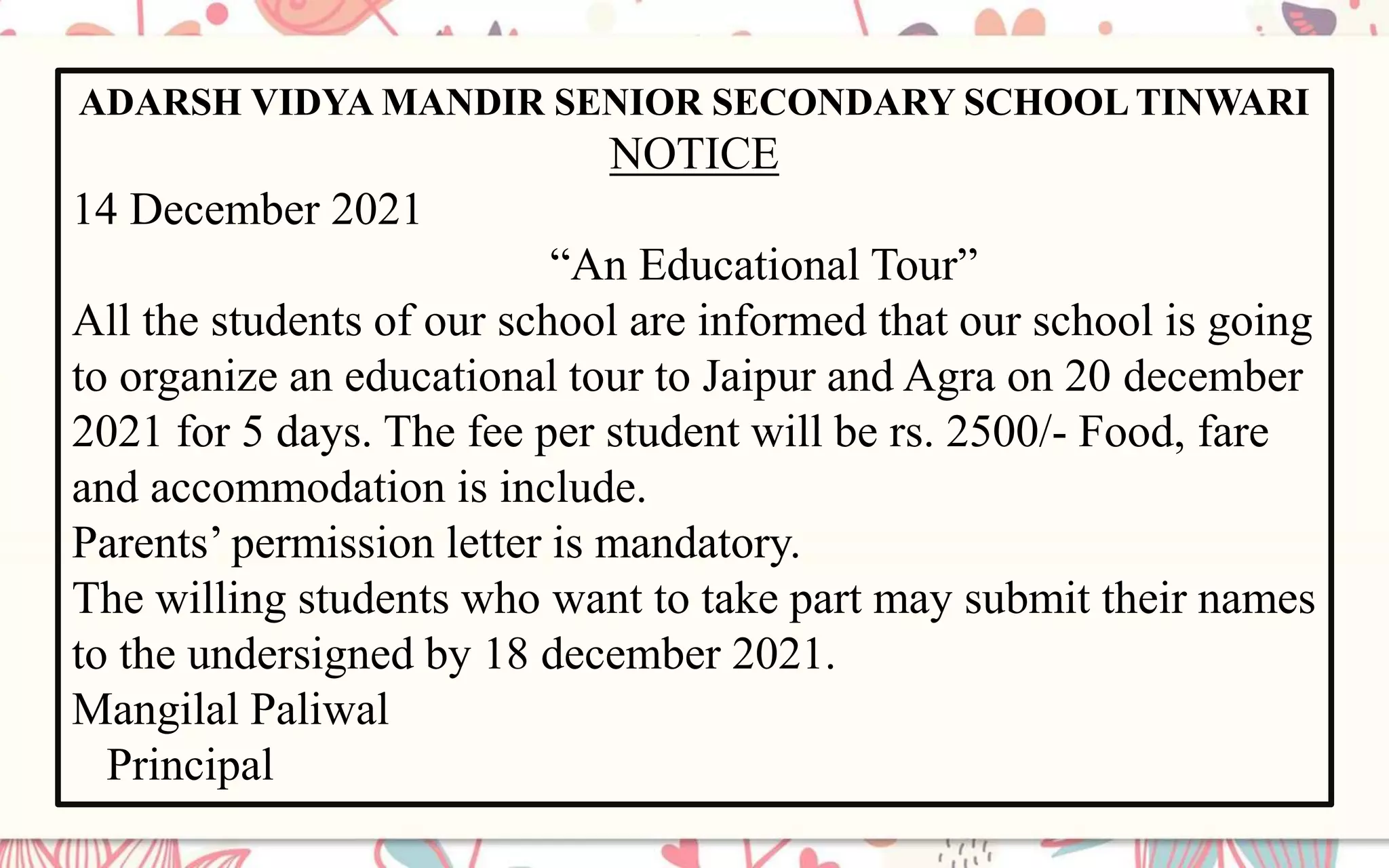 NOTICE AND ADVERTISEMENTS.pptx