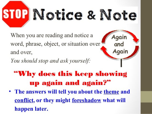 Notice and note