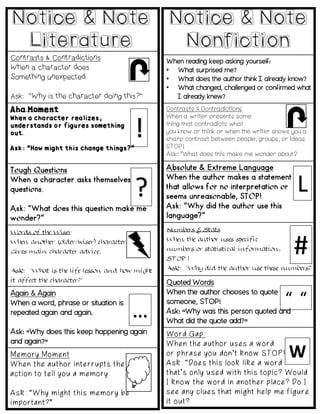 Notice and note book | PDF