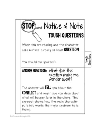 Tough Questions Signpost