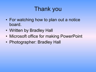 Notice board | PPT