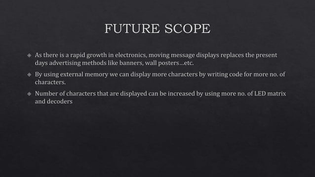 Electronics Notice Board Notice board using Wi-Fi | PPT