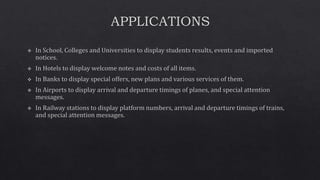 Electronics Notice Board Notice board using Wi-Fi | PPT