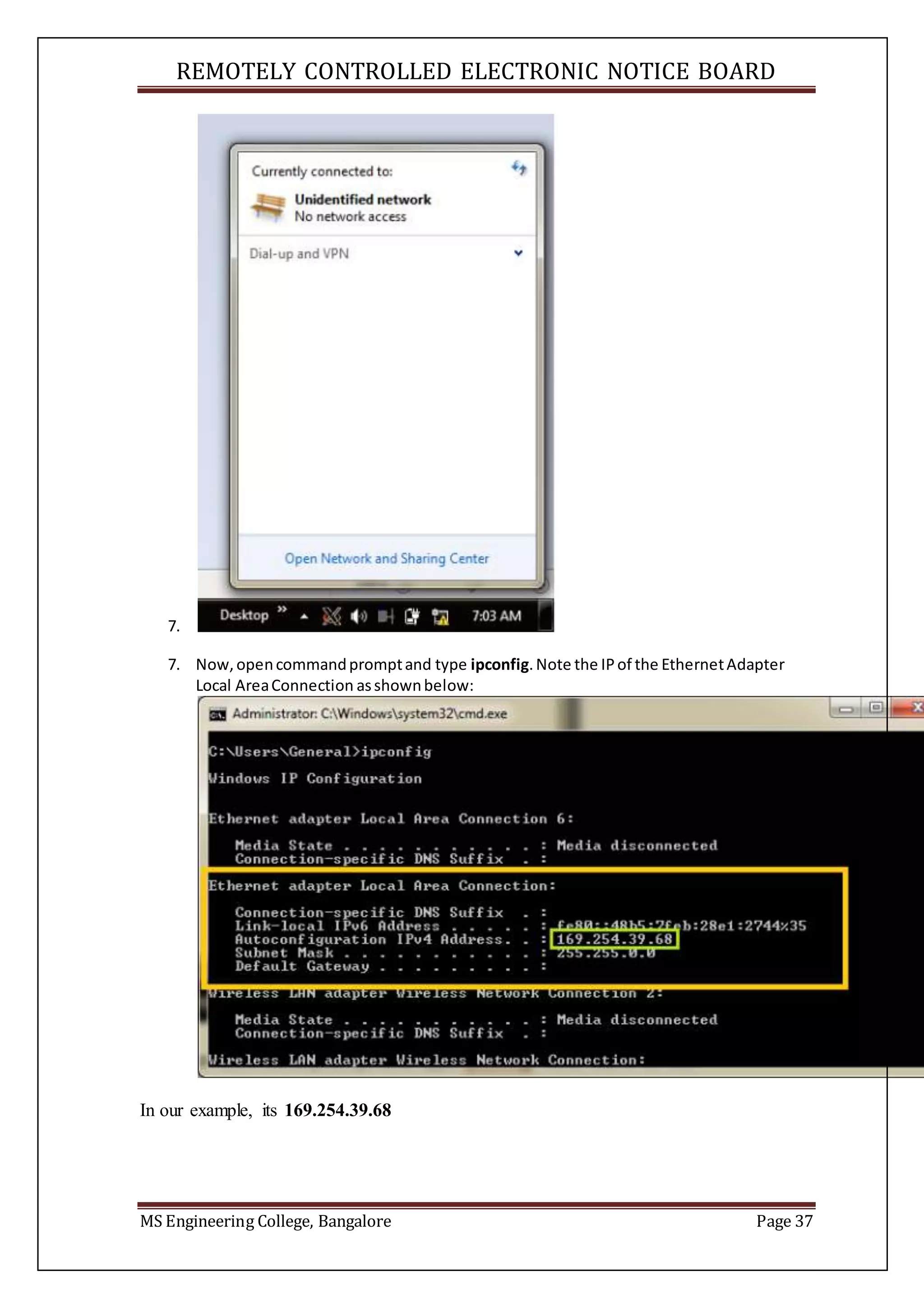 Electronic Notice Board Using Raspberry Pi And Android Phone Docx Operating Systems