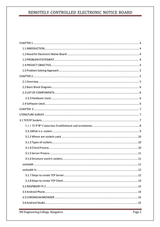 Electronic Notice Board Using Raspberry Pi and Android Phone | DOCX | Operating Systems ...
