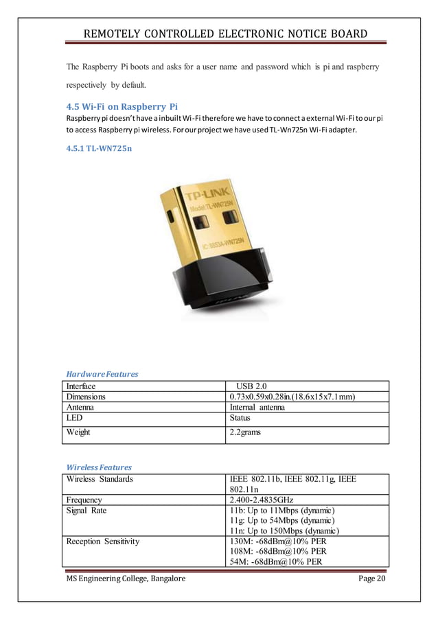 Electronic Notice Board Using Raspberry Pi And Android Phone Docx Operating Systems