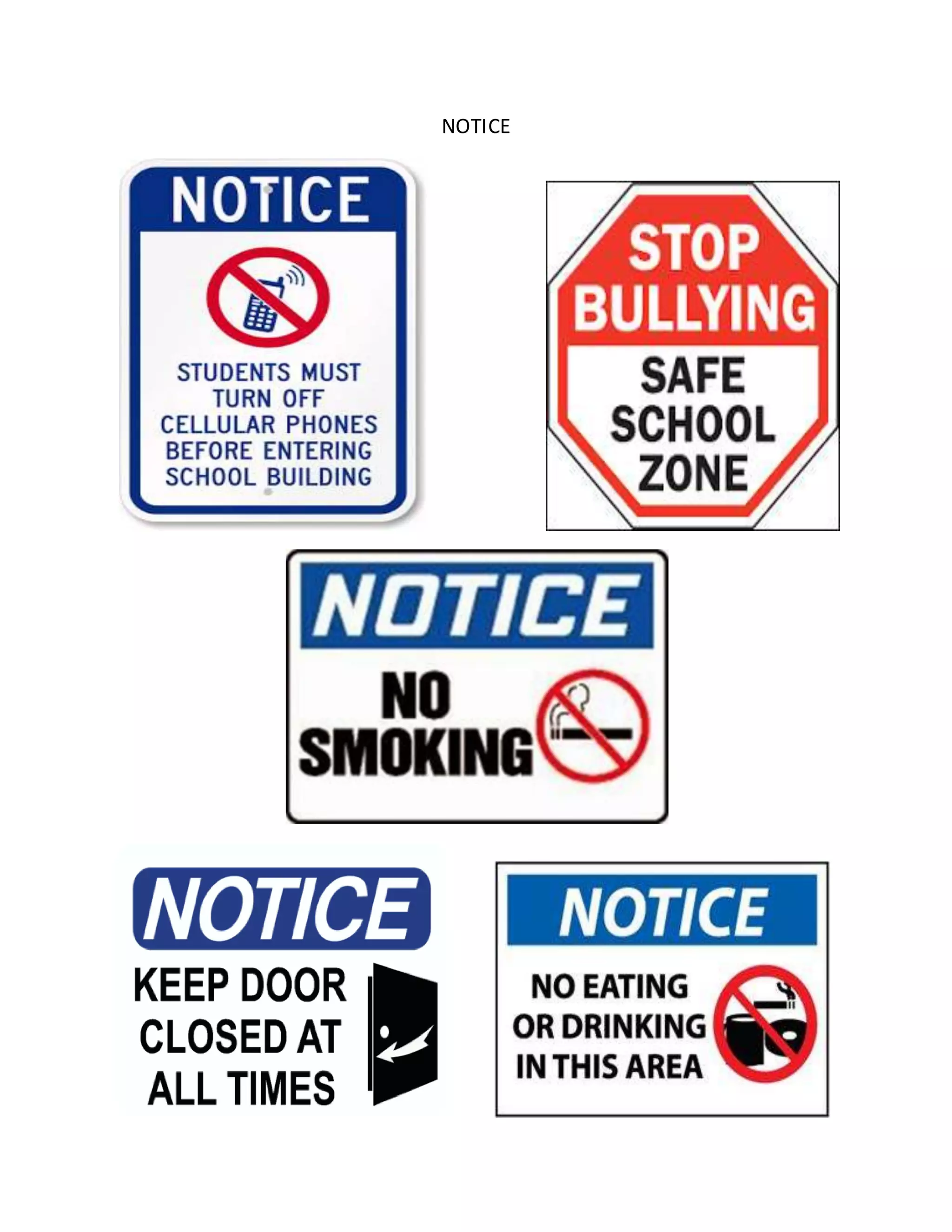 Notice dan warning | DOCX