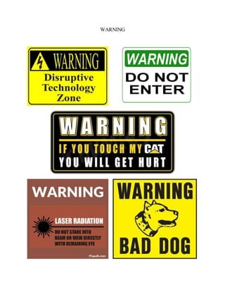 Notice dan warning | PDF