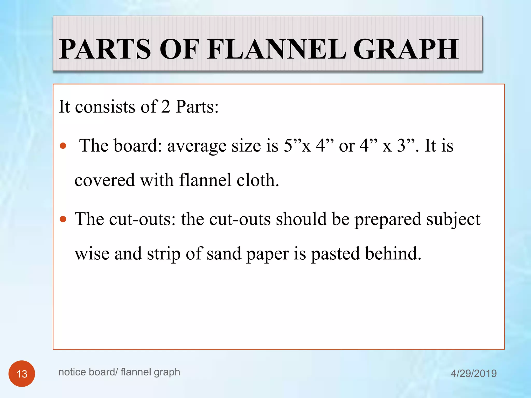 Notice flannel | PPT