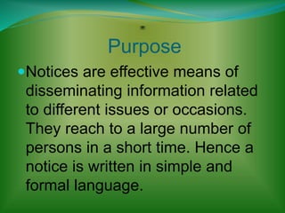 Notice format | PPTX