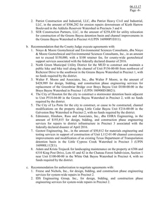 Notice of a Public Meeting Agenda - Harris County | PDF