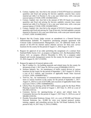 Notice of a Public Meeting Agenda - Harris County | PDF