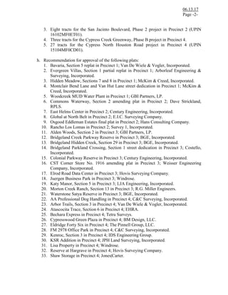 Notice of a Public Meeting Agenda - Harris County | PDF