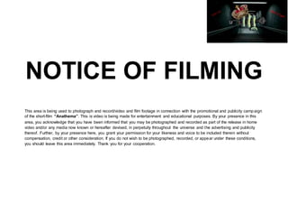 Notice of filming | DOCX