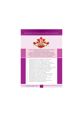 Notices volume 5-number-1-2016 | PDF