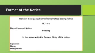 NOTICE WRITING -1.ppsxyffghjiyggghiiuyhhu | PPSX