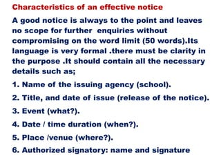 Notice writing | PPT