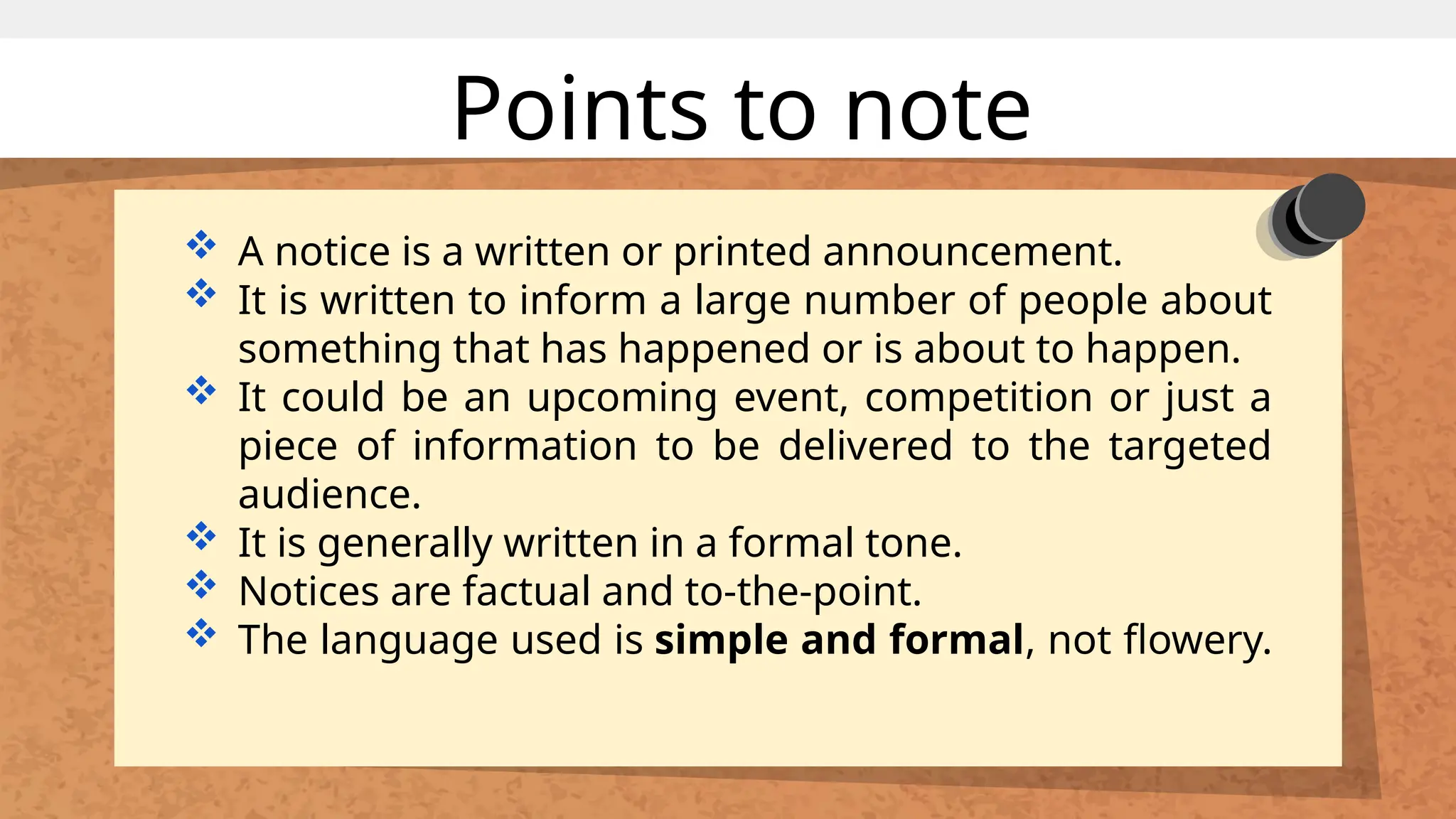 NOTICE WRITING class 12 ppt cbse english | PPTX
