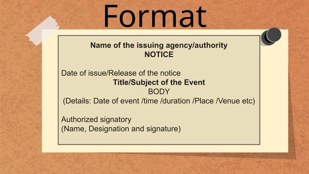 NOTICE WRITING class 12 ppt cbse english | PPTX